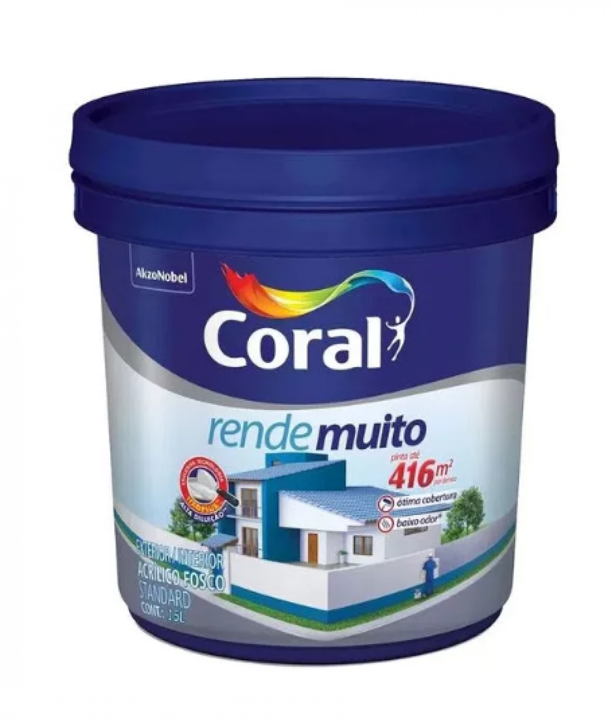 Tinta Coral Rende Muito Branco 15L - Coral - Tintas - Tintas | Casa Combate